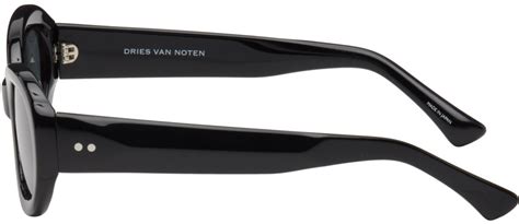 Dries Van Noten Black Linda Farrow Edition 211 C1 Sunglasses Dries Van