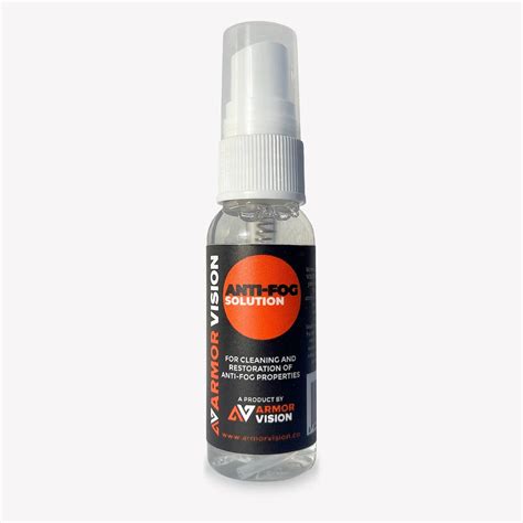 Anti Fog Solution 25ml Armor Vision
