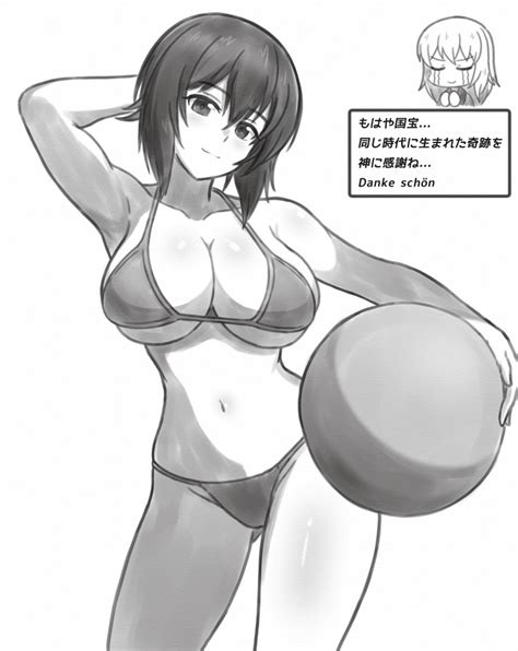 Iteza Flapper Girl 25 Itsumi Erika Nishizumi Maho Girls Und Panzer Absurdres Highres