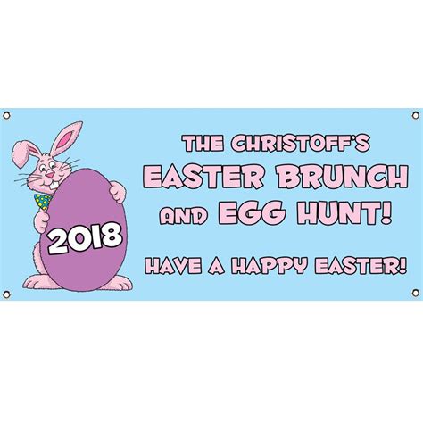 Easter Bunny Theme Party Banner Party411