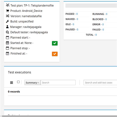 Getting Startdate Field None In New Testrun Creation But It Should Provide The Datetime Once