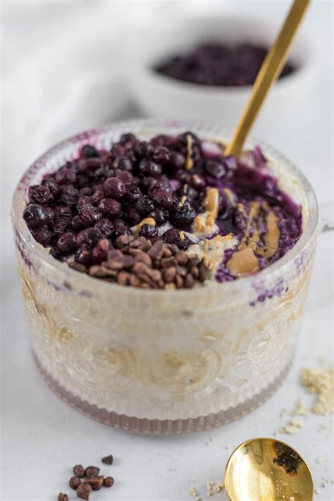 High Protein Vegan Yogurt Bowl With Warm Blueberries Supermom Eats