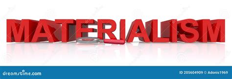 Materialism On White Stock Illustration Illustration Of Modern 205604909