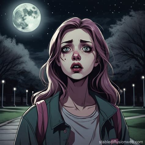 Moonlit Deviant Art Style Louis Terrified Expression Stable