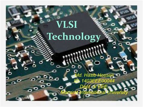 Vlsi Technology Pptx Computing Technology And Computing