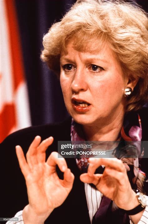 Kim Campbell Premier Ministre Canadien En Juin 1993 Canada News