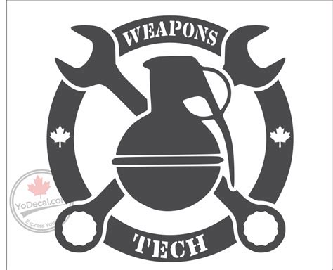 Weapons Tech Premium Vinyl Decal Sticker