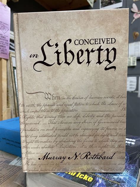 Conceived In Liberty 4 In 1 Murray N Rothbard