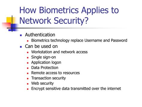 Ppt Biometrics And Network Authentication Powerpoint Presentation Free Download Id 6352960