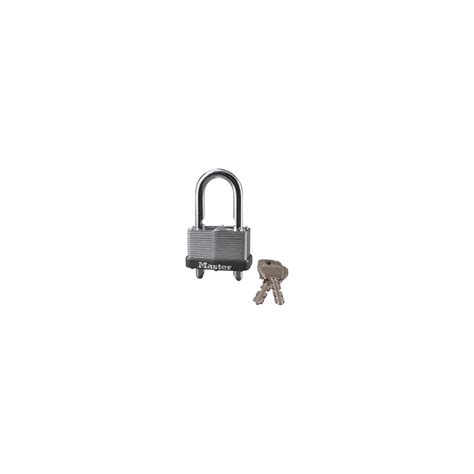 Master Lock 1 34inw Padlock With Adjustable Shackle — Model 510d