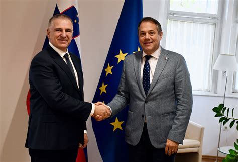 Minister Matej Arčon S Predsednikom Državnega Sveta Govsi