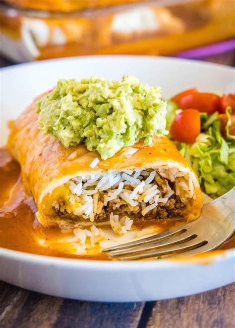 Easy Wet Burritos Recipe Dinners Dishes And Desserts