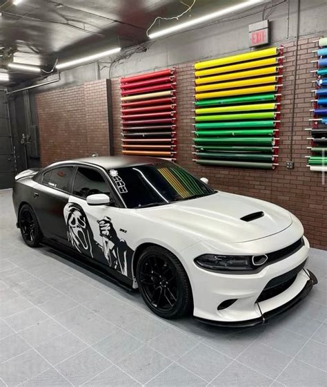 Dodge Hellcat Srt Wrapped Luxury Car