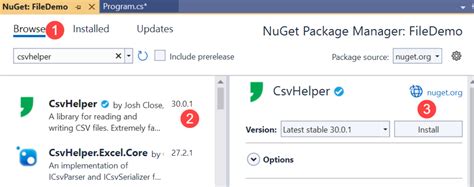 c read csv file