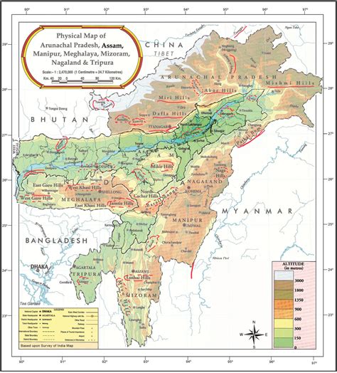 Elevation Map Of North East India R Mapporn 41 Off