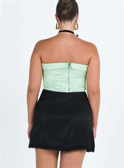 Peridot Mini Skirt Black Princess Polly Au