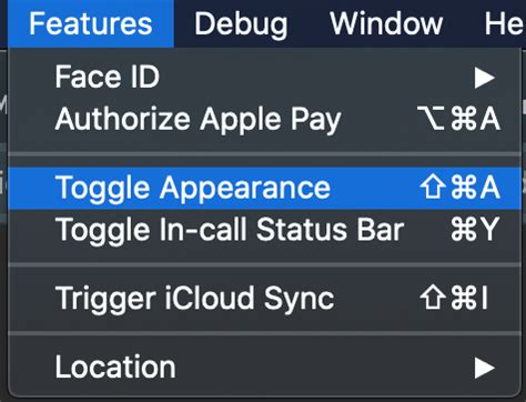 Iphone Simulator Dark Mode How To Enable And Use It For A Realistic