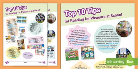 Top 10 Tips for Reading for Pleasure at School - Twinkl