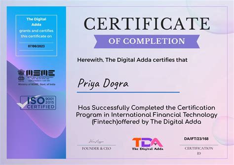 International Financial Technology Fintech Certification