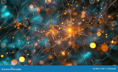 Illustration Neural Network Development Stock Illustration