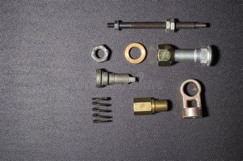 Elements And Components Of Car Chassis Parts For Design Solutions Stock Image Image Of