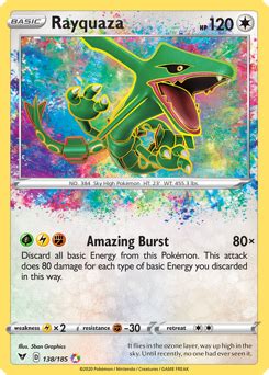 All Rayquaza Pokemon Cards Tcg Stacked