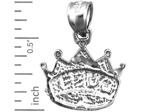 925 Sterling Silver Queen Crown Charm
