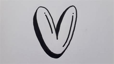 How To Draw Graffiti Letter V