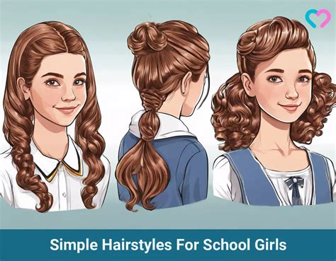 20 Simple Hairstyles For School Girls