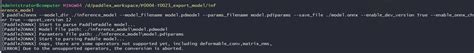 使用paddlex训练导出的ppyolov2模型转成onnx时，报错不支持2个操作 deformable conv matrix nms