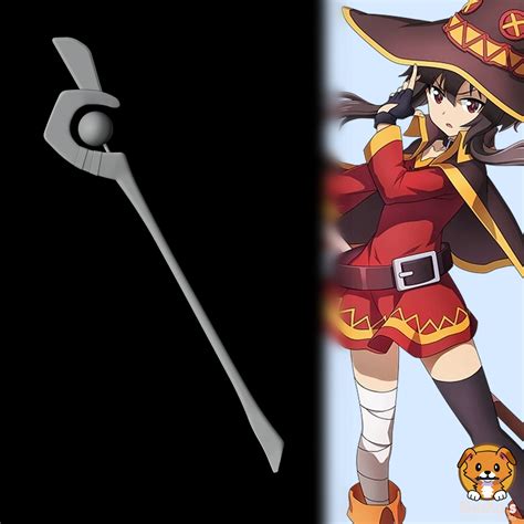 🎭 Megumin Staff Konosuba Cosplay Prop・Ücretsiz 3d 3d Baskı Için