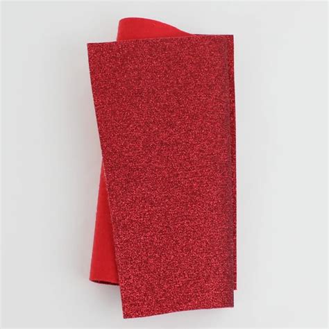 Soft Felt Extra Glitter Red Online Sales