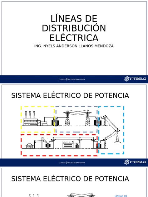 Líneas De Distribución Eléctrica Pdf Red Eléctrica Ingenieria
