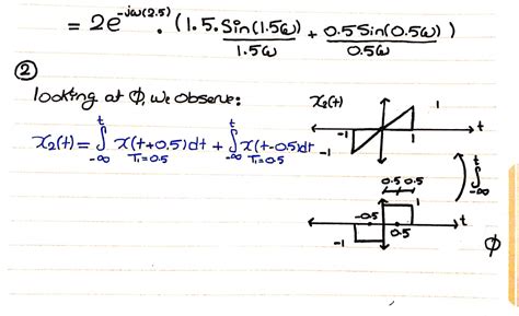 Homework Confused With Using Fourier Transform Properties Signal