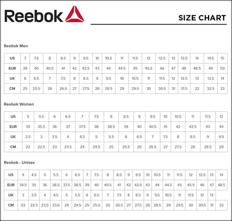 Nike Vs Reebok Sizing Check The Fitting Comparison