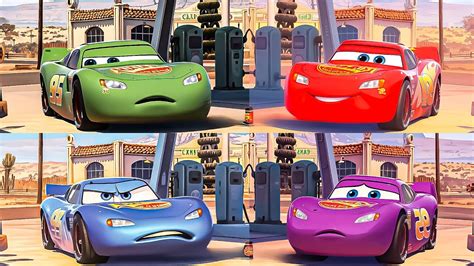 Best Of Cars 3 ⚡ Lightning Mcqueen Color Disney Pixar Music Video Cover