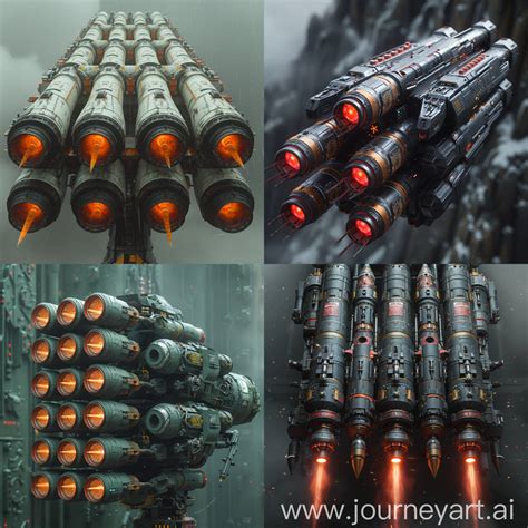 Futuristic Multiple Rocket Launcher System By Pickgameru On Deviantart