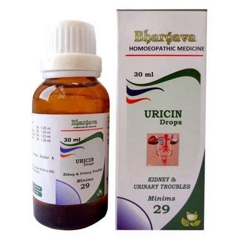 Bhargava Minims No 29 Uricin Drops For Urinary Tract Infections Medical House At Rs 149 00