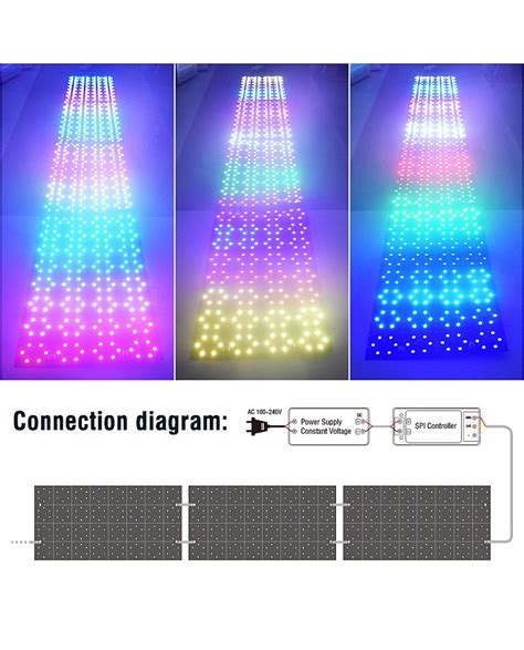 24v Black Board Addressable Led Sheet Lighting