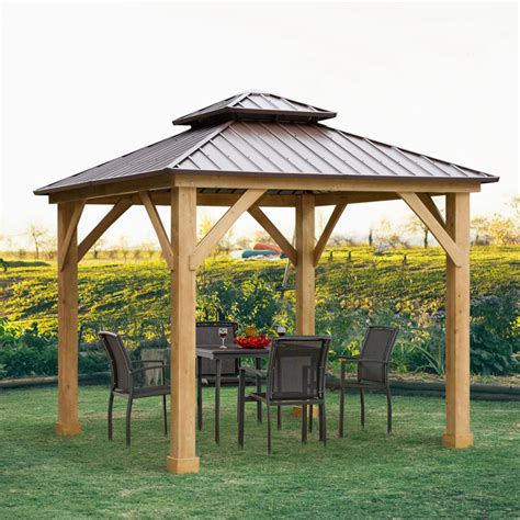 Steel Roof Gazebo 10x10 At Denise Callaghan Blog