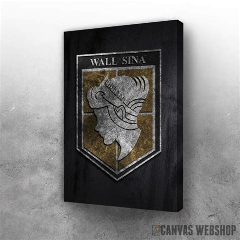 Attack On Titan Wall Sina Slika Na Platnu