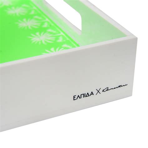 Green Plexiglass Tray By Klimentini Σύλλογος Ελπίδα