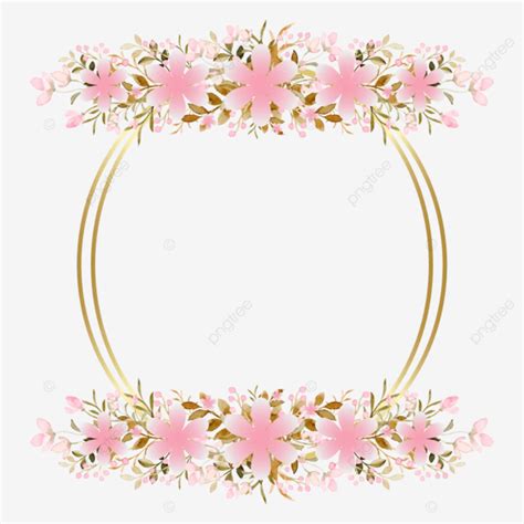 Water Color Flowral Border Vector Border Water Color Flowral