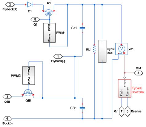 Compensated Single Input Multiple Output Flyback Converter