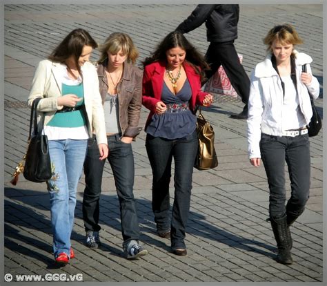 Girl Wearing Navy Jeans Girls Girls Girls Vs Girls