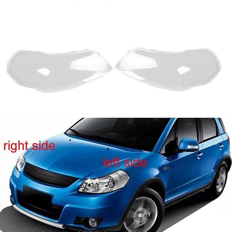 1pair Front Headlight Lens Lampshade Shell For Suzuki Sx4 2006 2016