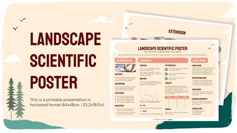 Landscape Poster Template