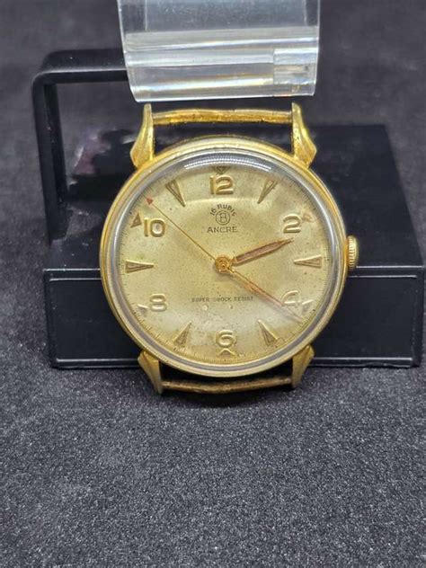 Rare And Collectable Watches Vintage Swiss Ancre Manual Was Sold For