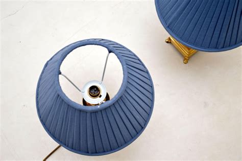 Pair Of Antique Solid Brass Table Lamps For Sale At 1stdibs