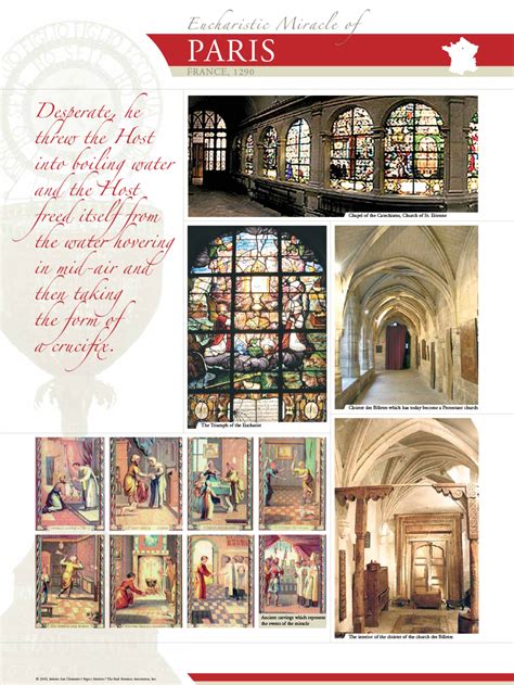 France Paris Part 2 Eucharistic Miracles Of The